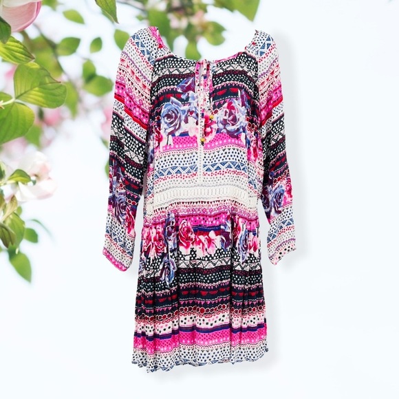 RAGA | Dresses | Raga Dress Boho Chic Mini Dress | Poshmark